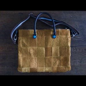 GABS | Bags | Gabs Italian Leather Wool Felted Tote | Poshmark